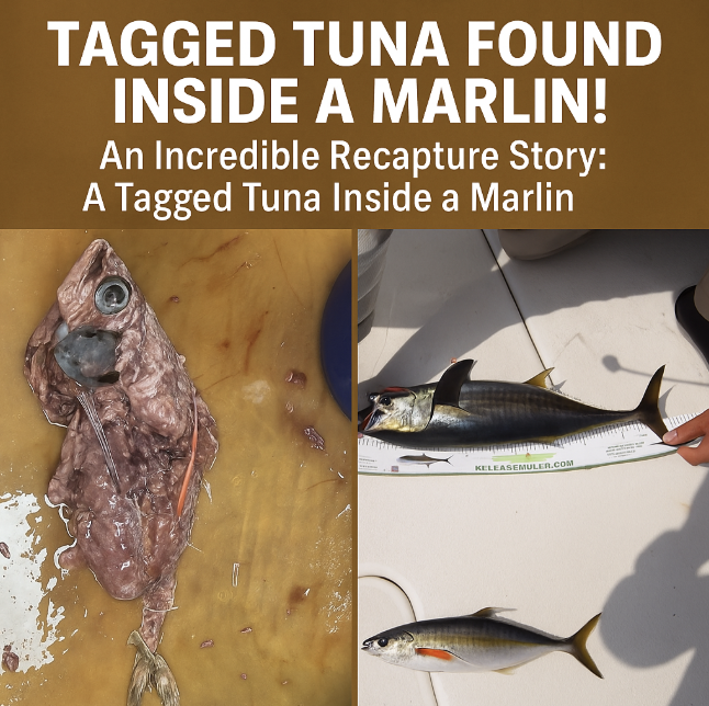 Tagged Tuna Found Inside a Marlin! - The Billfish Foundation
